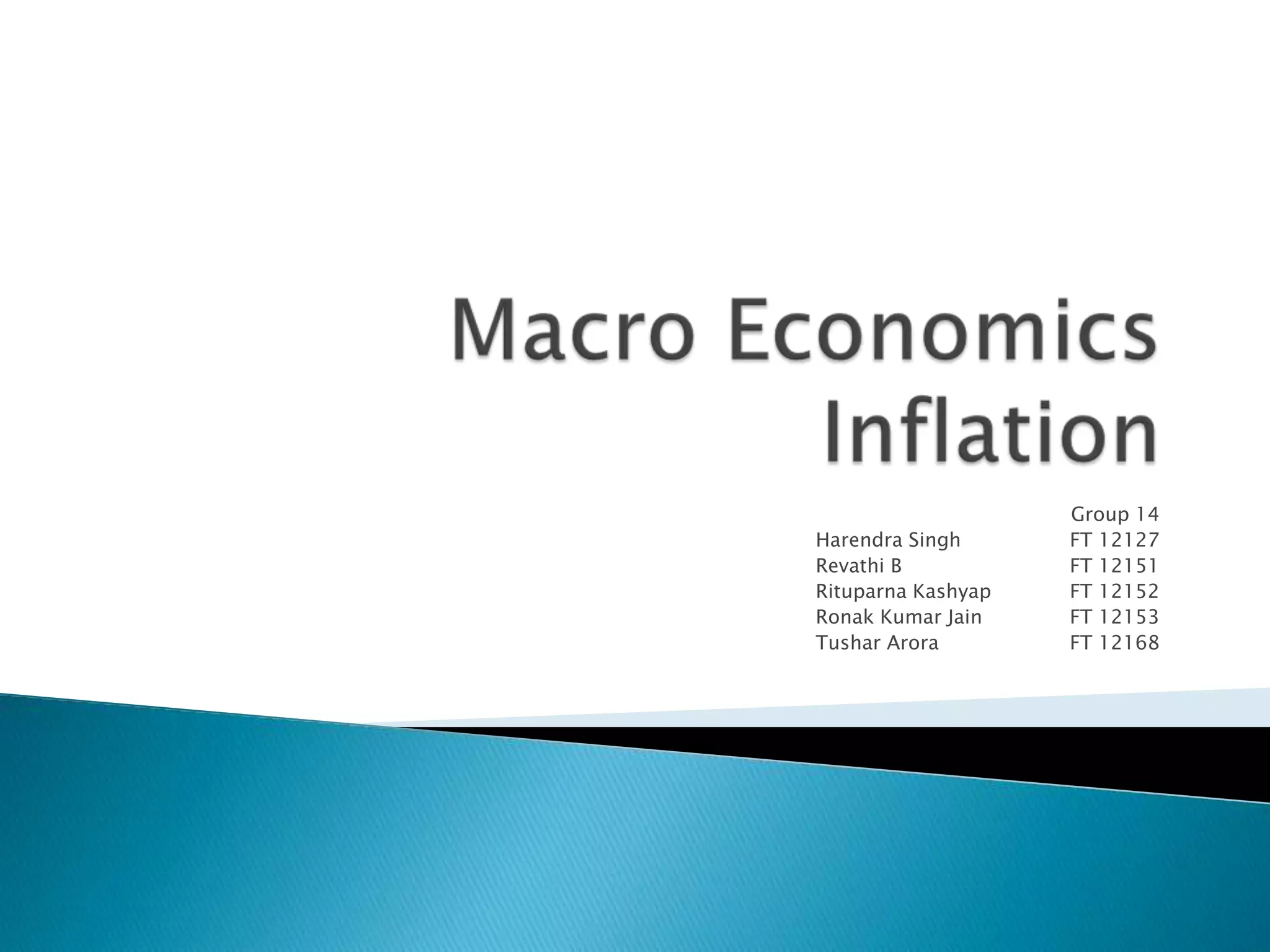 Macro economics Inflation | PPTX | Commodities | Economy