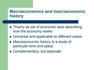 Macroeconomics - introduction.ppt | Business | Business and Finance