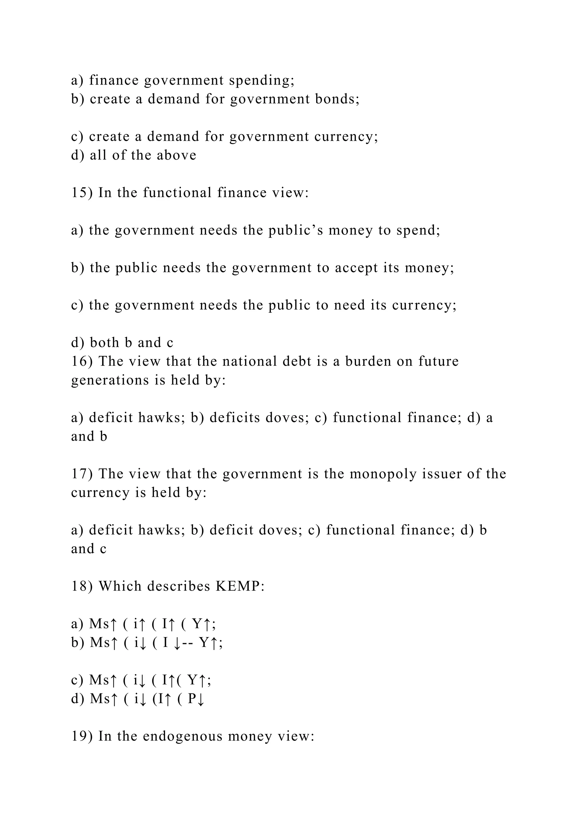 Macroeconomics 201 Answer all 25 multiple choice questions..docx