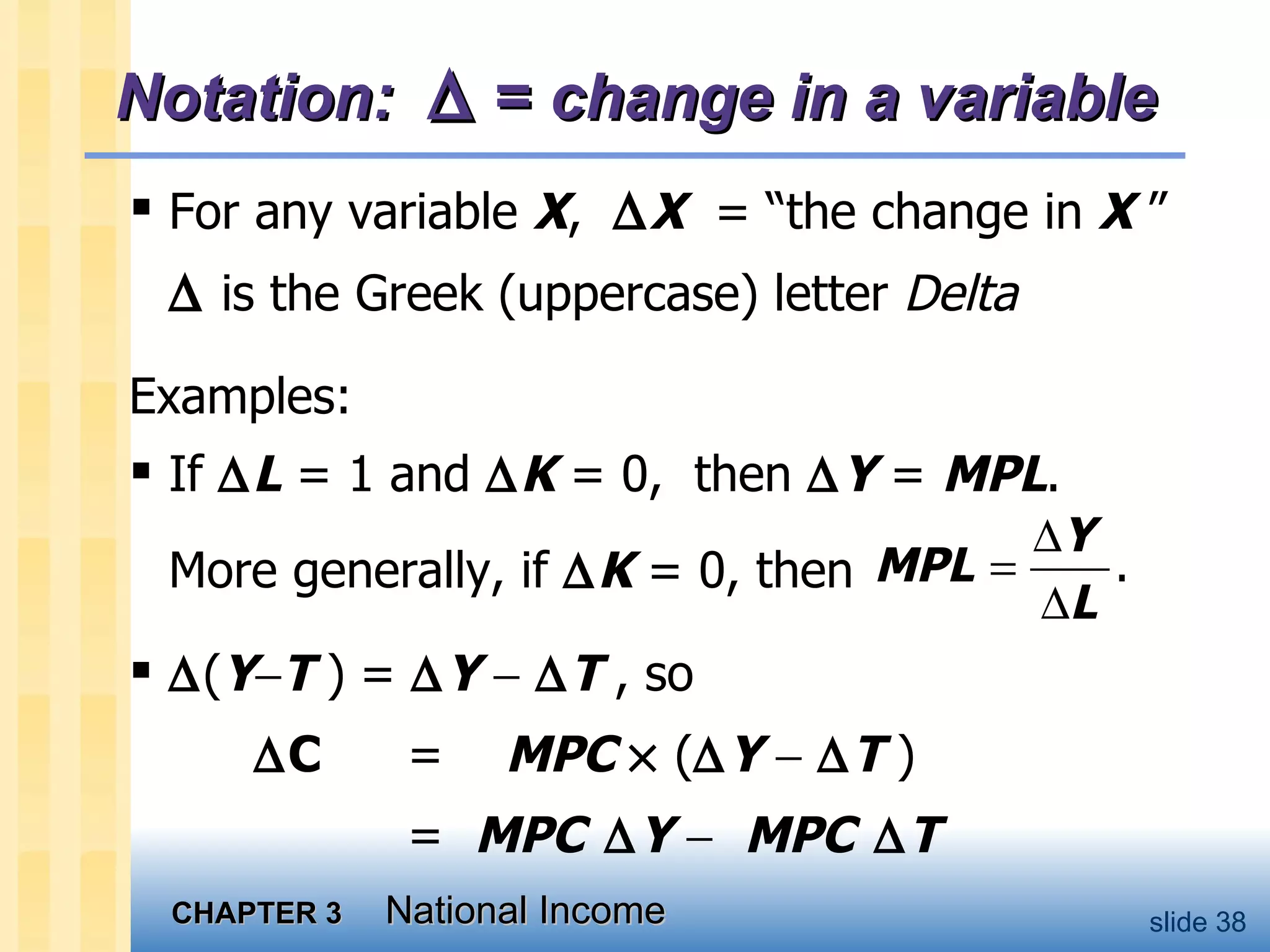 MACROECONOMICS-CH3 | PPT