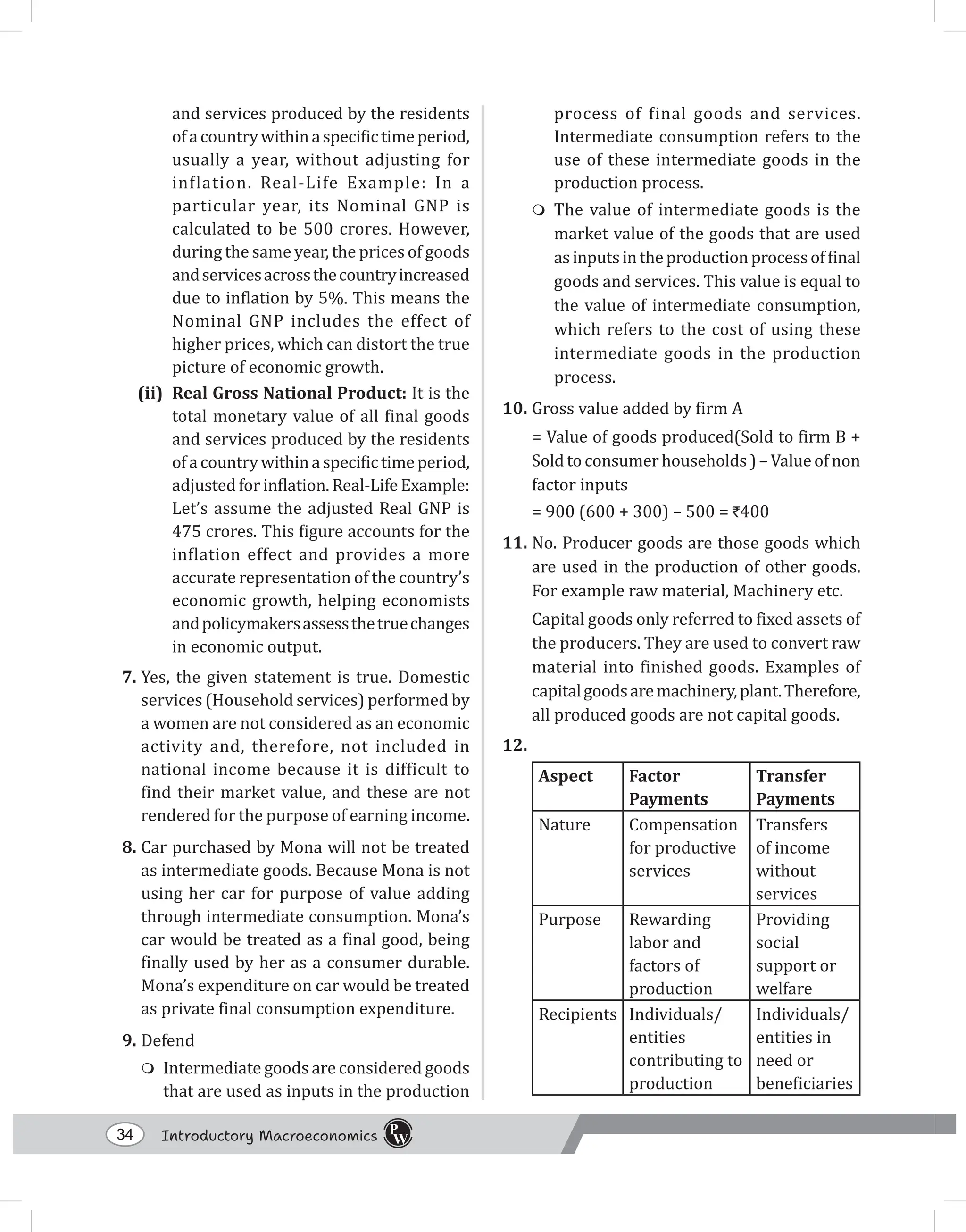 Macroeconomics class 12 book by pw 2024-25 | PDF