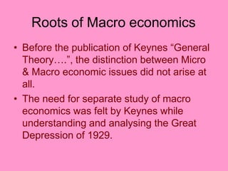 Macro Economics_Introduction.pptx macroeconomicsss | PPTX
