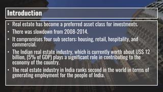 Macroeconomics of Real Estate | PPTX