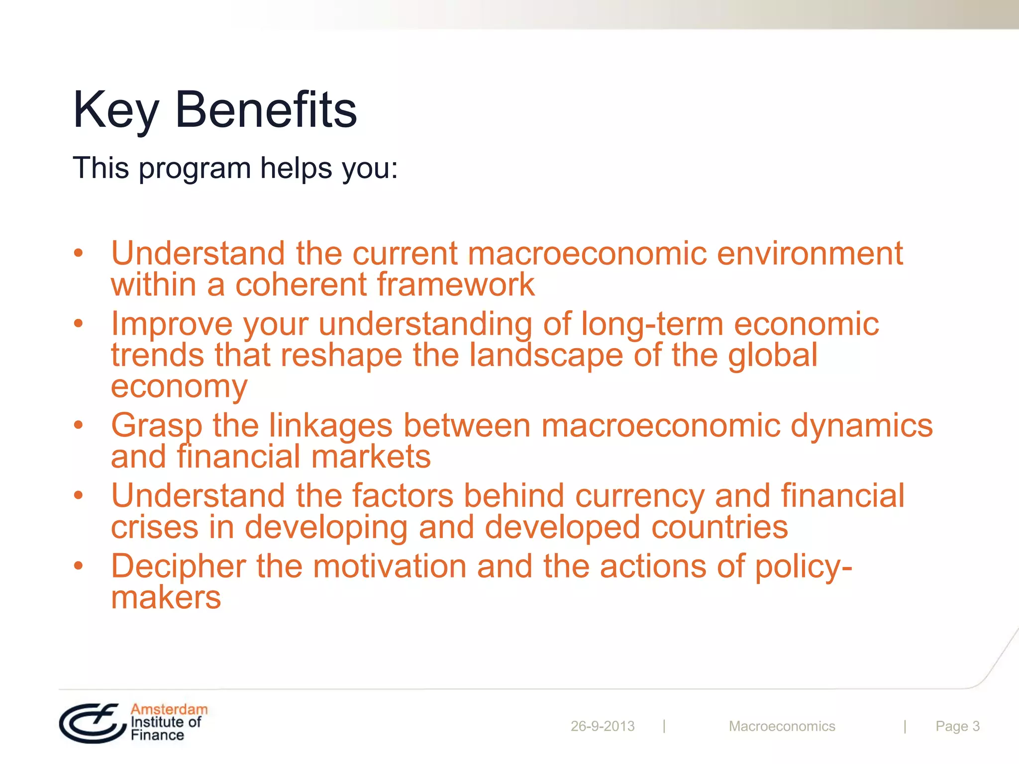 Macroeconomics and Global Financial Markets | PDF