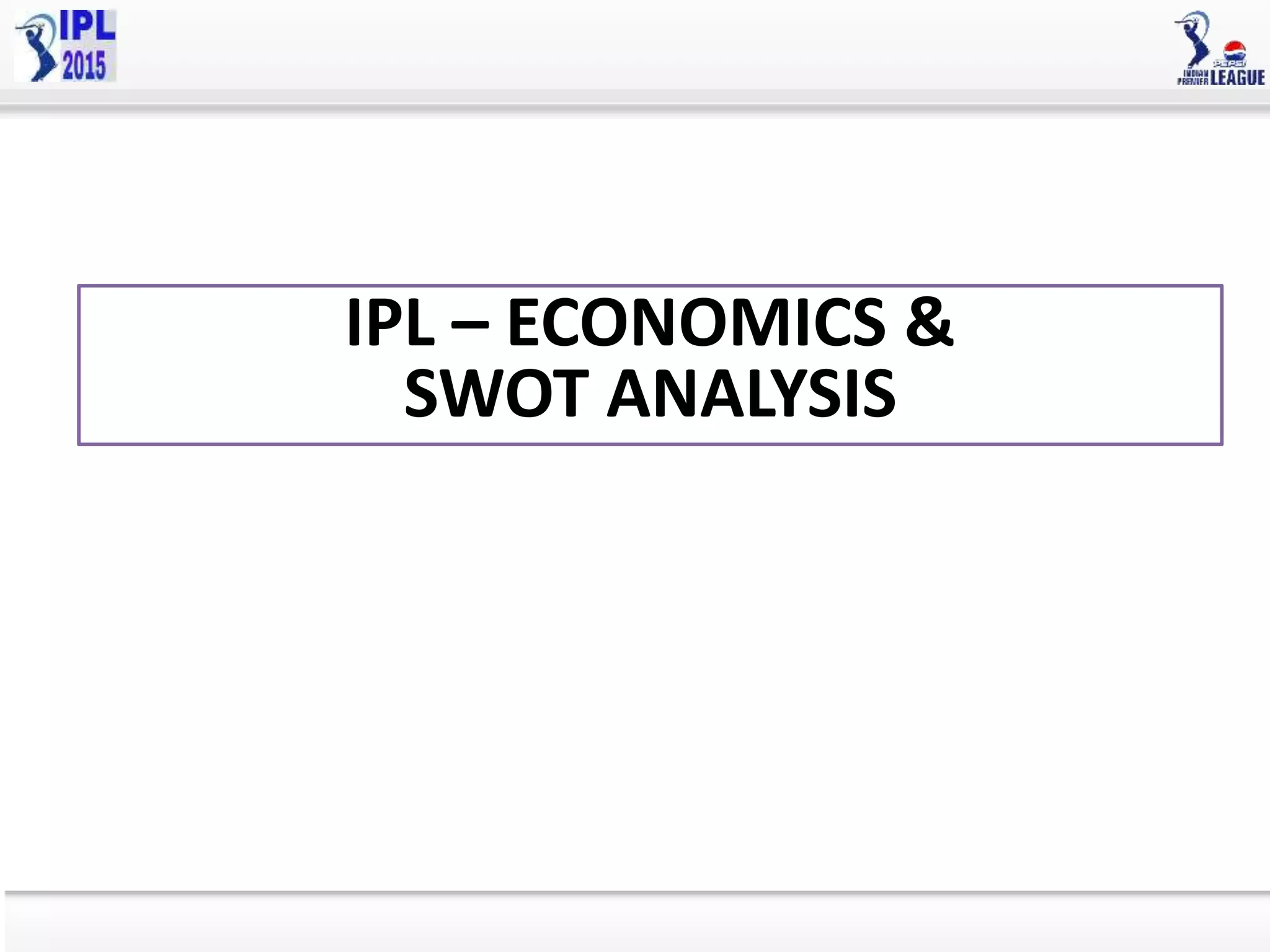 IPL business model | PPTX