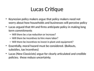 Macroeconomic Stabilization Policy and it's components | PPTX
