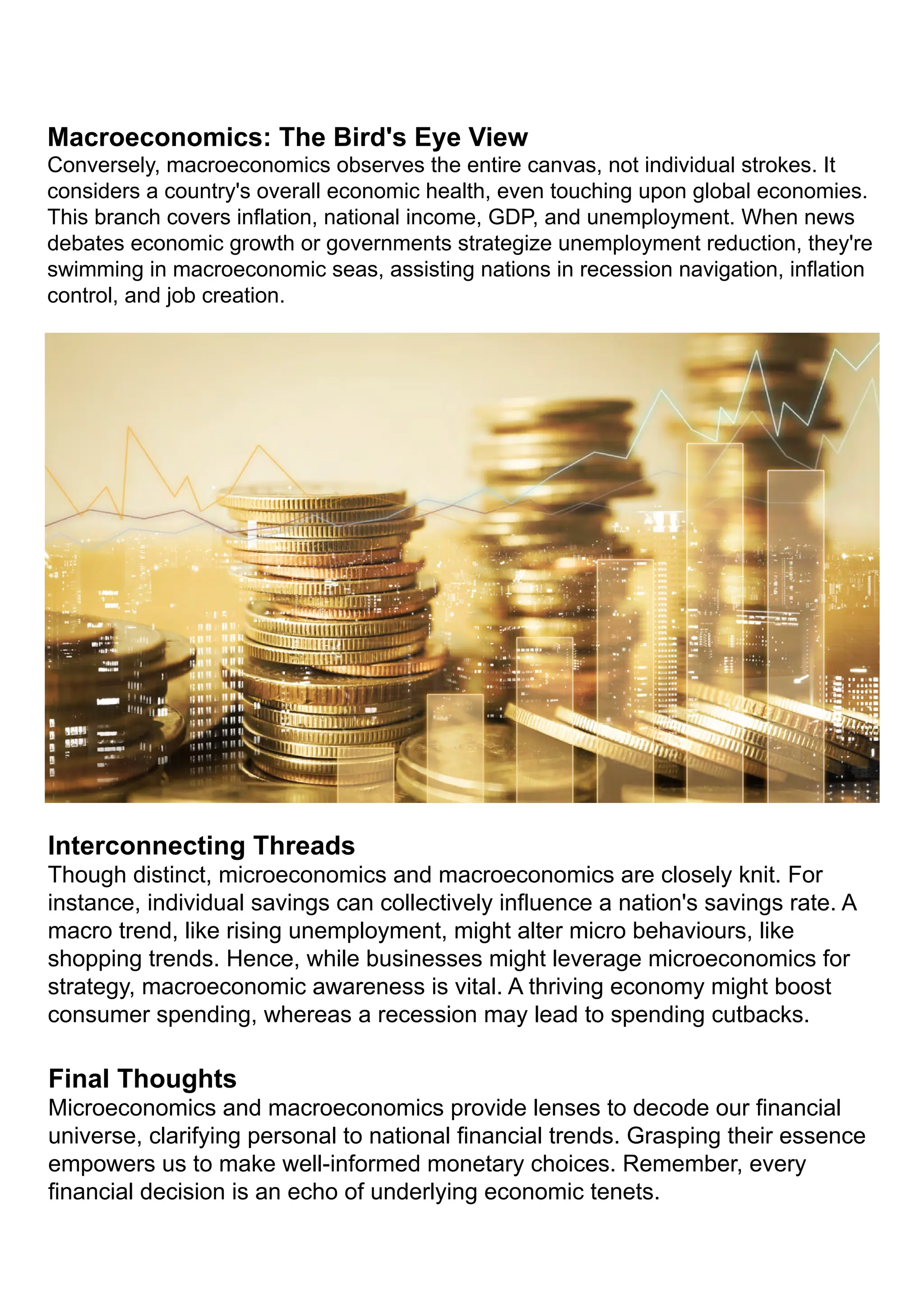 Macroeconomics vs Microeconomics | PDF