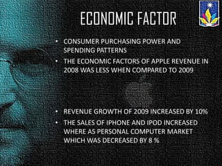 Macro enviornment affecting apple | PPTX