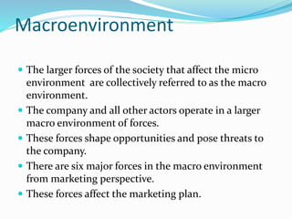 Marketing environment(macro) | PPTX