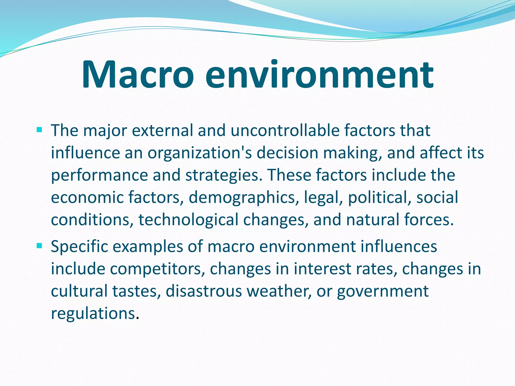 Macroenvironment alanalysis india | PPTX