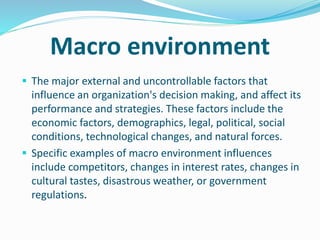 Macroenvironment alanalysis india | PPTX