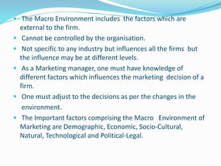 Macroenvironment alanalysis india | PPTX