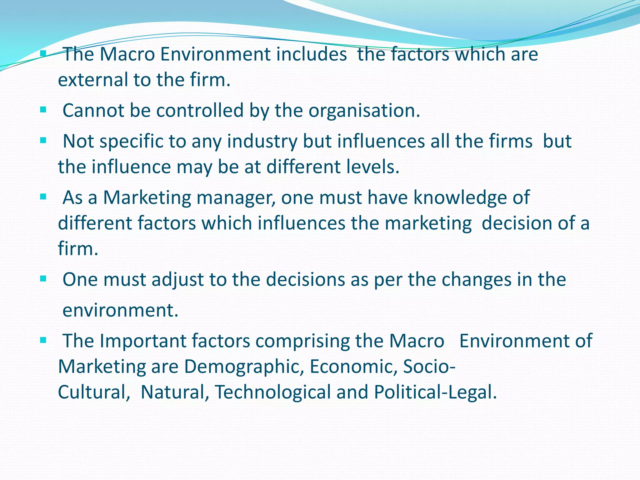 Macroenvironmental analysis india | PPTX