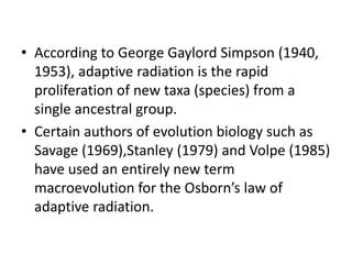 Macroevolution | PPTX