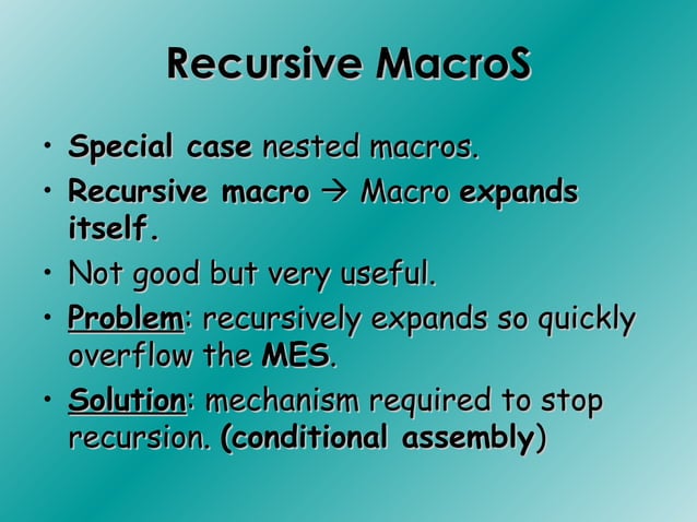 Macros in system programing | PPT