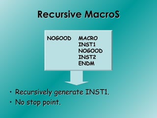 Macros in system programing | PPT
