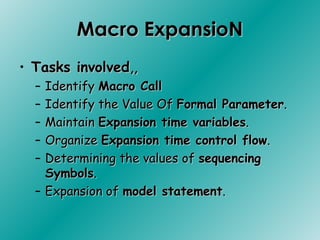 Macros in system programing | PPT
