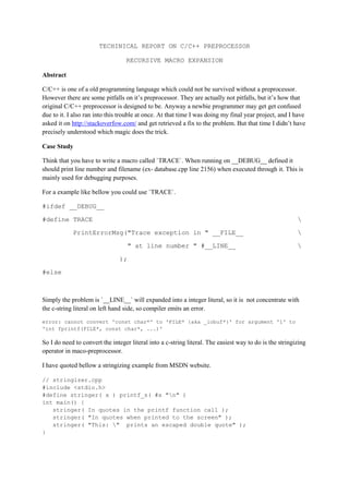 Macro expansion techinical_report | PDF