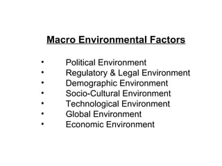Macro Factors | PPT