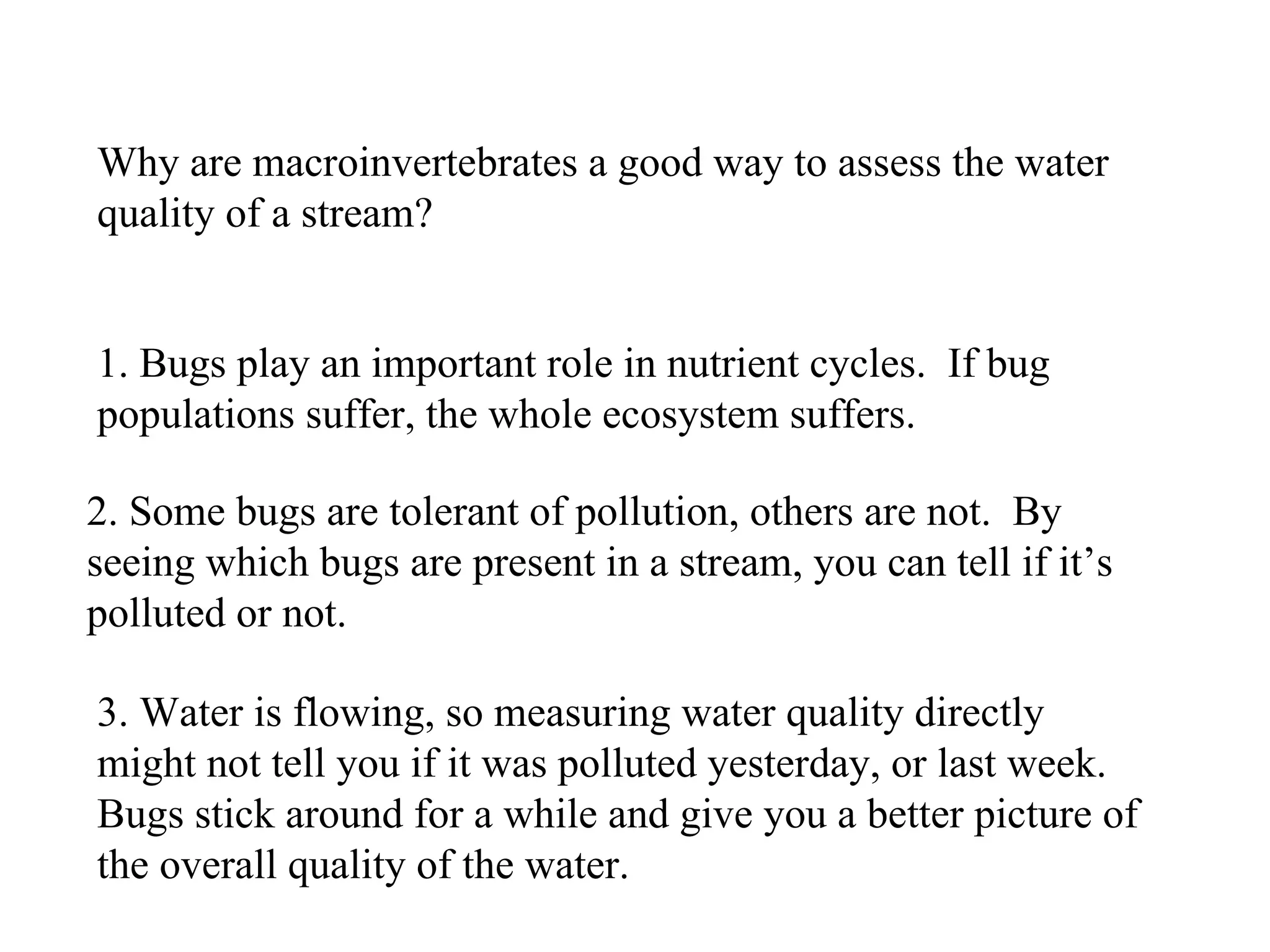 Macroinvertebrates (EEE) | PPT
