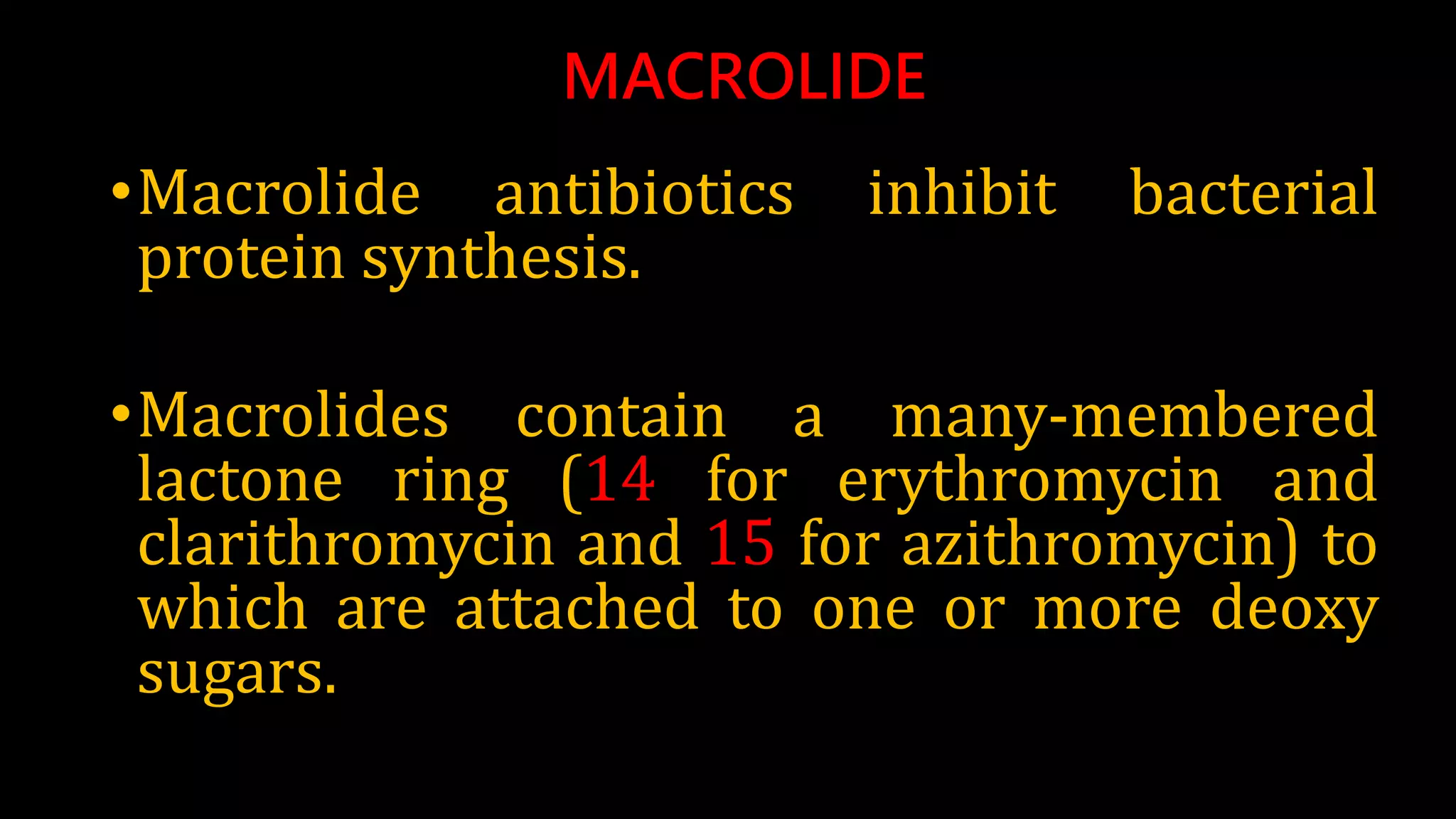 Medicinal chemistry of Macrolide.pptx