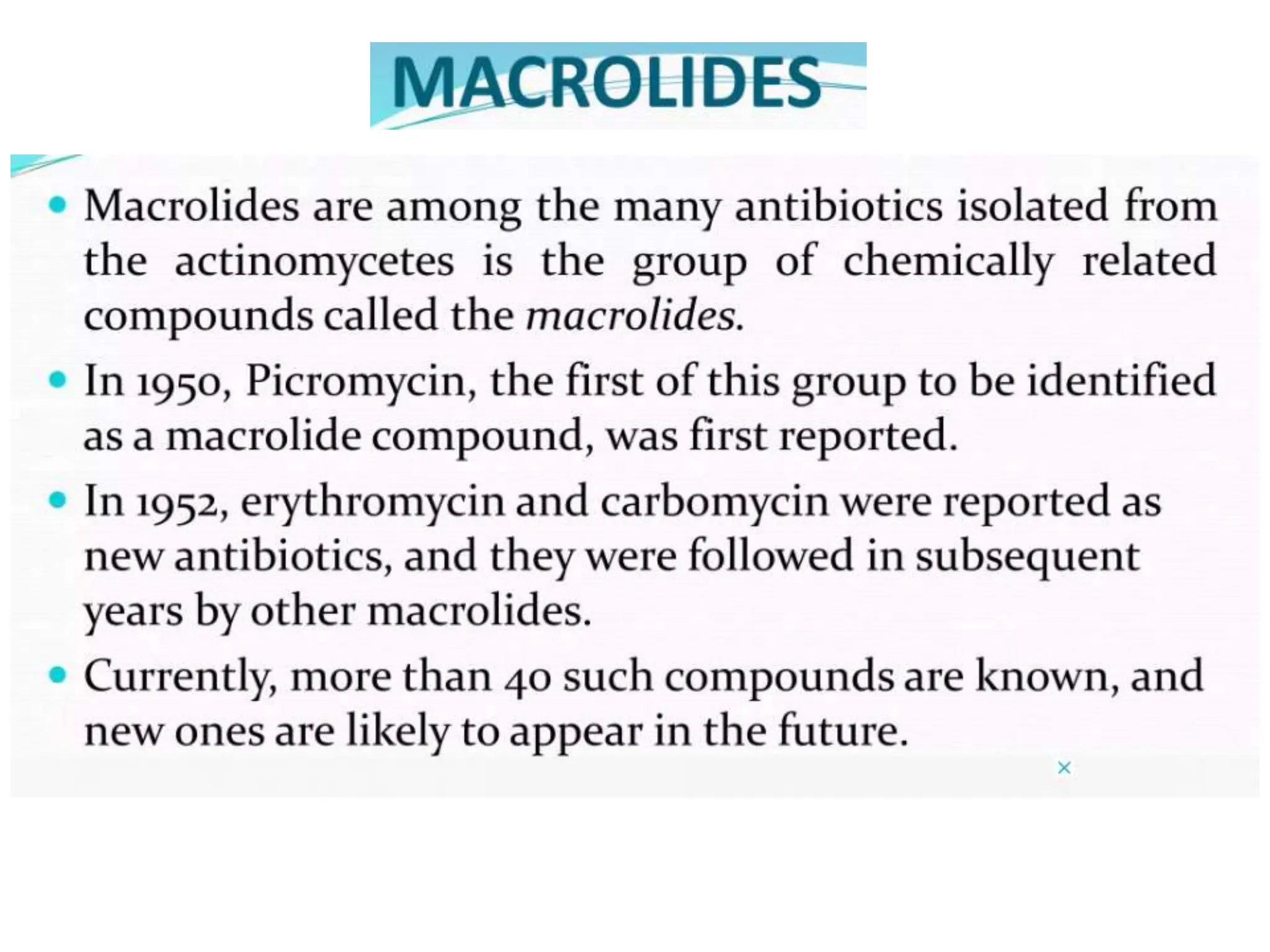 MACROLIDE.pptxpharmacypharmacpharmacypharm | PPTX