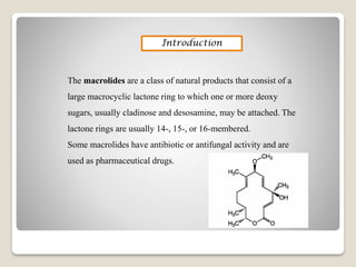 Macrolide antibiotic | PPT