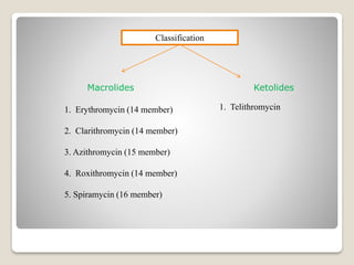 Macrolide antibiotic | PPT