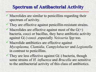 Macrolide antibiotics | PPT