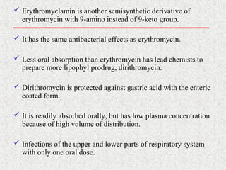 Macrolide antibiotics | PPT