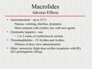 Macrolide antibiotics | PPT