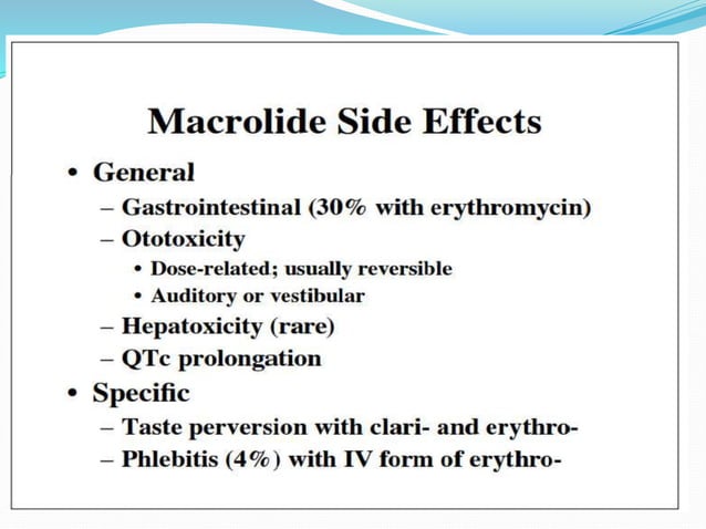 Macrolide antibiotics | PPTX | Chemistry | Science