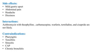 Macrolide antibiotics | PPTX