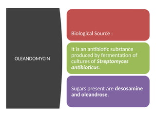 Pharmacognosy of macrolide Antibiotics.pptx