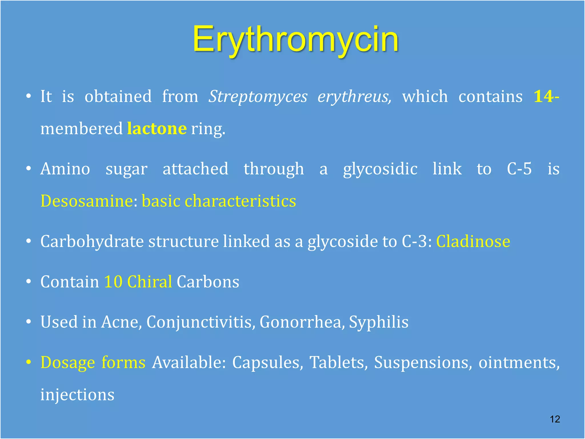 Macrolide antibiotics shahare hv | PDF