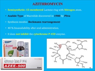 Macrolide antibiotics shahare hv | PPT