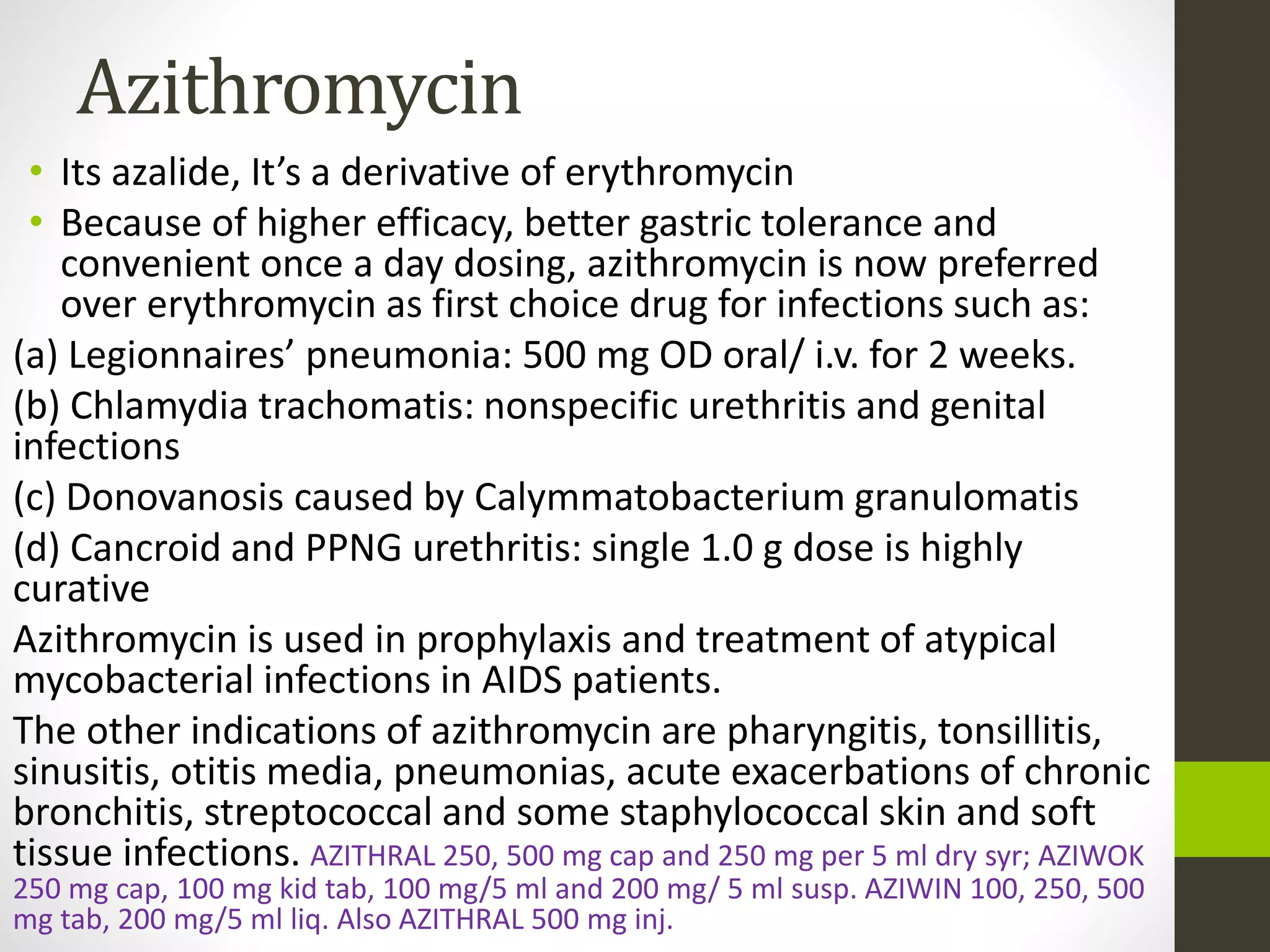 Macrolide, Lincosamide, Glycopeptide and Other Antibacterial.pptx