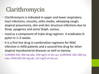 Macrolide, Lincosamide, Glycopeptide and Other Antibacterial.pptx