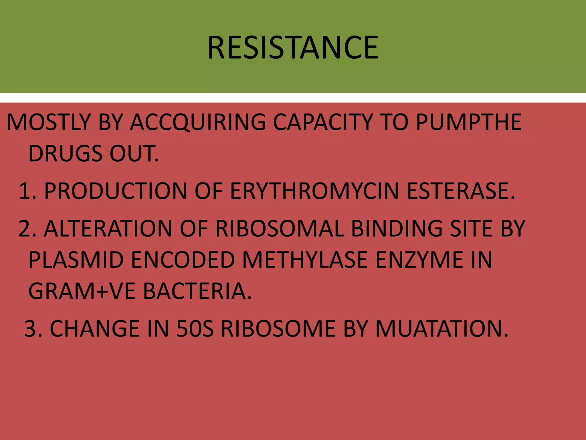Macrolide antibiotics by Dr. TAUSEEF HAIDER | PPT
