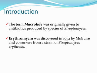Macrolides | PPTX