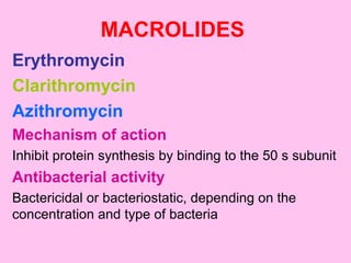 Macrolides | PPT