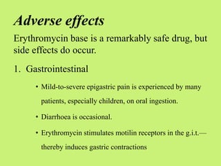 Macrolides Pharmacology | PPT