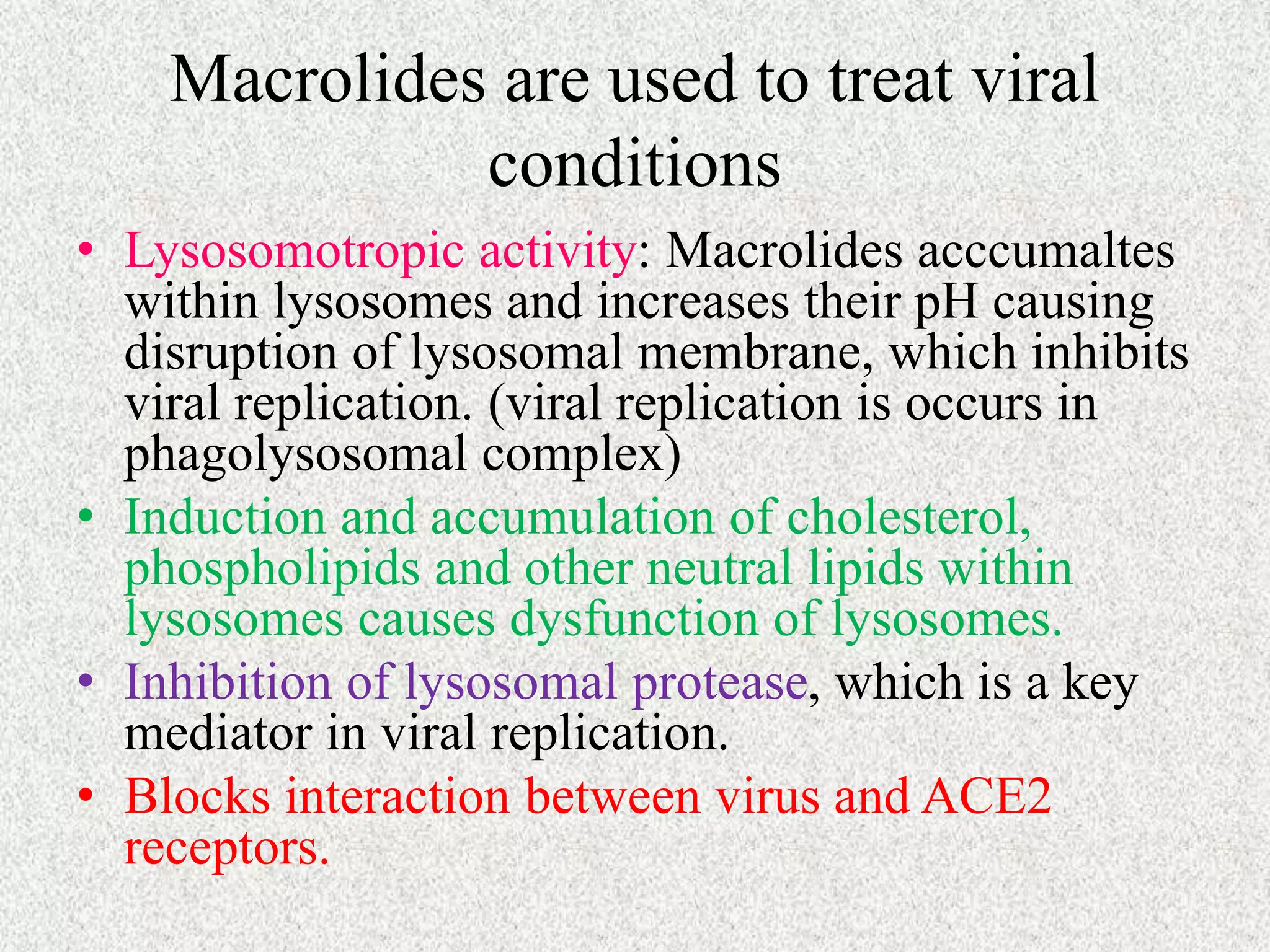 Macrolide antibiotics | PPT