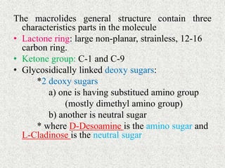 Macrolide antibiotics | PPT