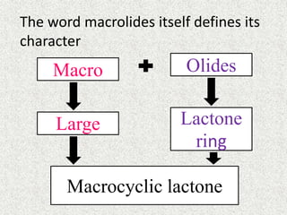 Macrolide antibiotics | PPTX