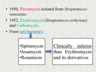 Macrolide antibiotics | PPT