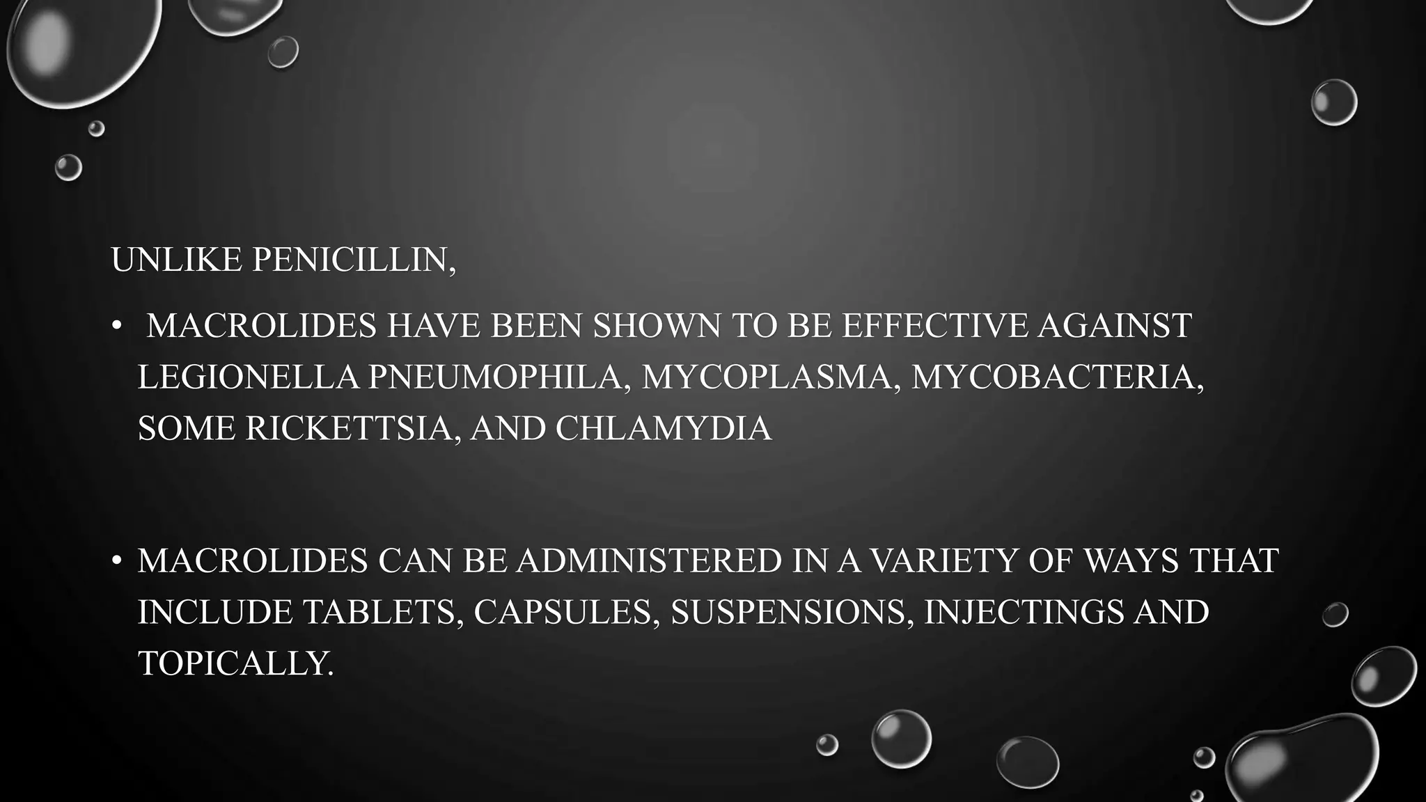 Macrolides | PPTX