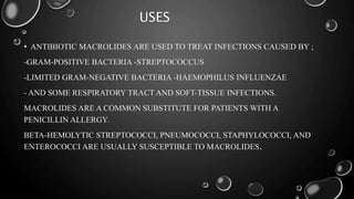 Macrolides | PPTX