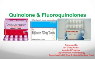 Quinolone & Fluoroquinolones | PPTX