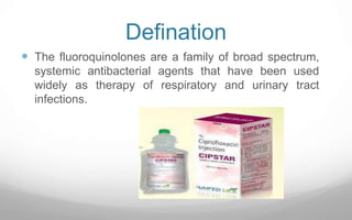 Quinolone & Fluoroquinolones | PPTX